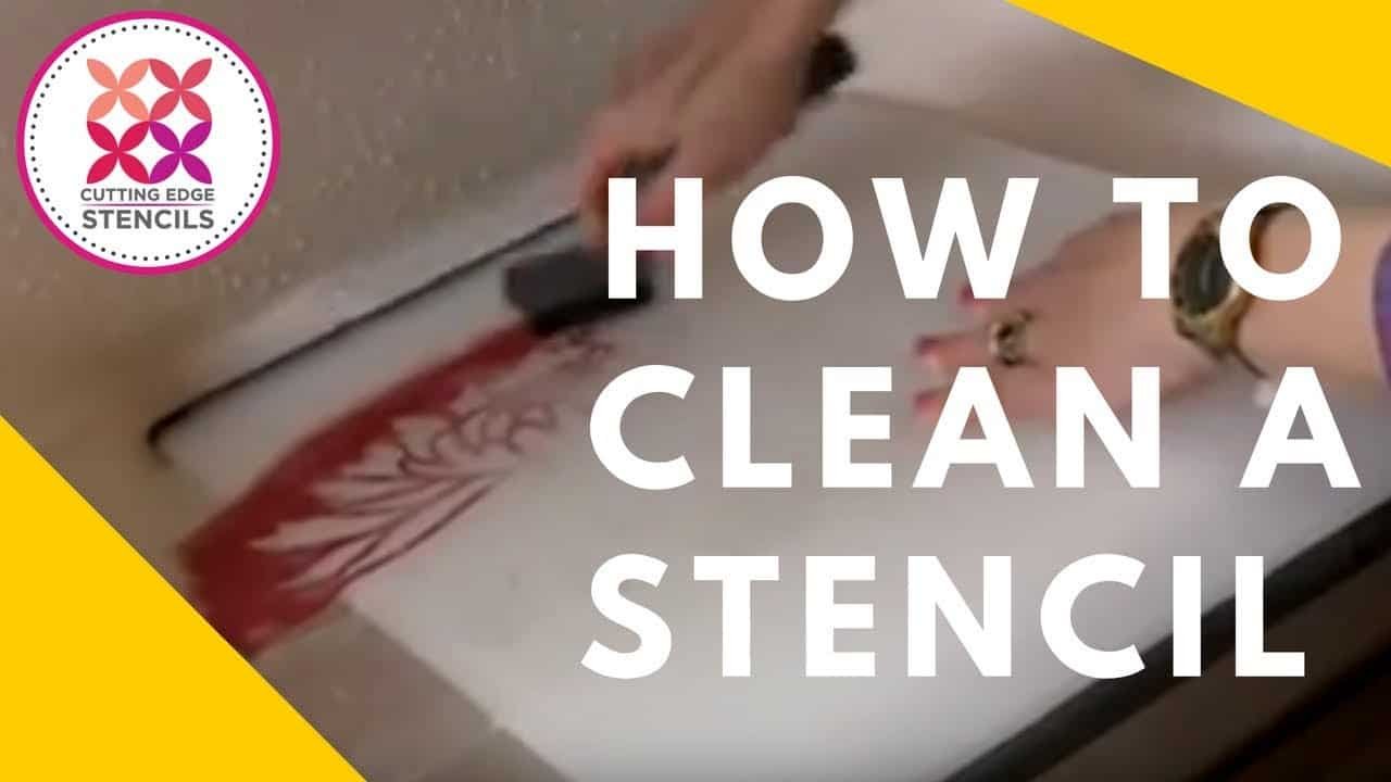 How To Clean Stencils After Use | CleaNESTOR