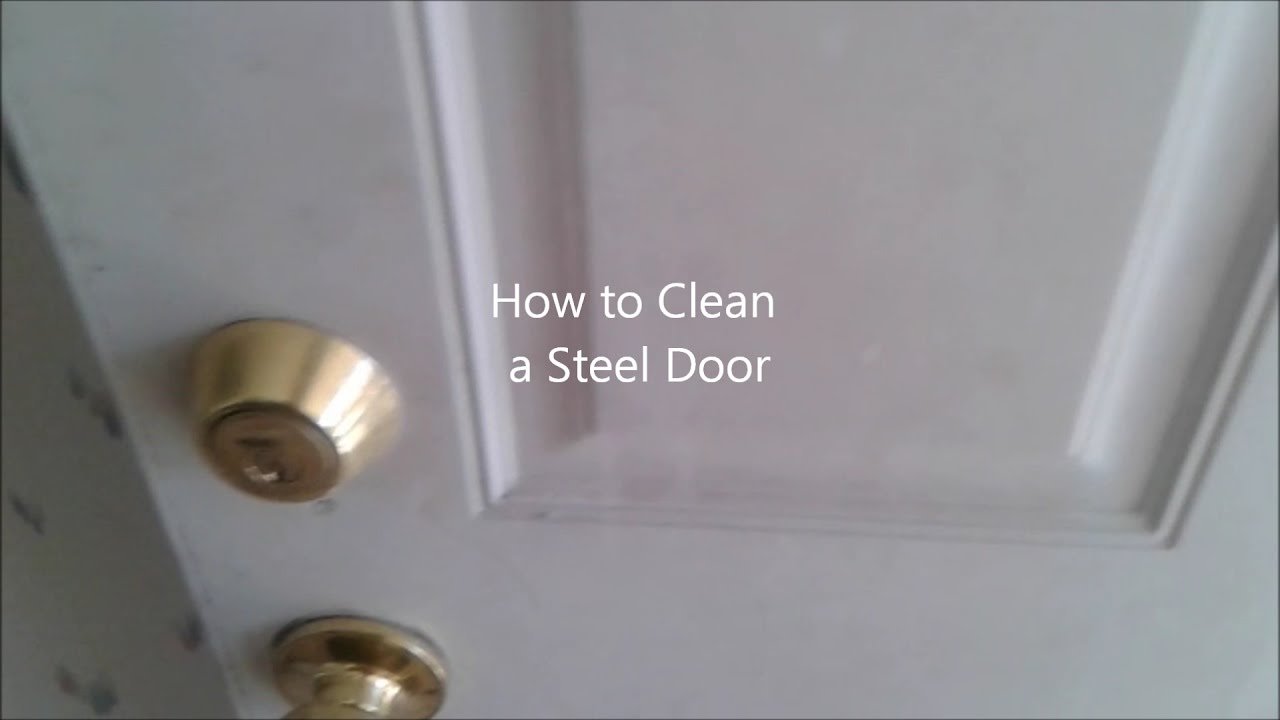 How To Clean A Metal Front Door | CleaNESTOR