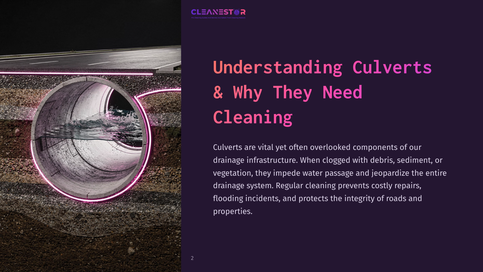 How To Clean Out A Culvert | CleaNESTOR