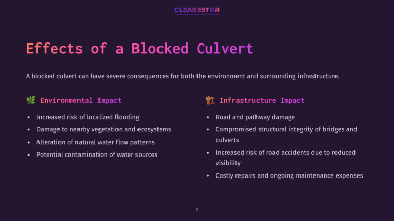 How To Clean Out A Culvert | CleaNESTOR