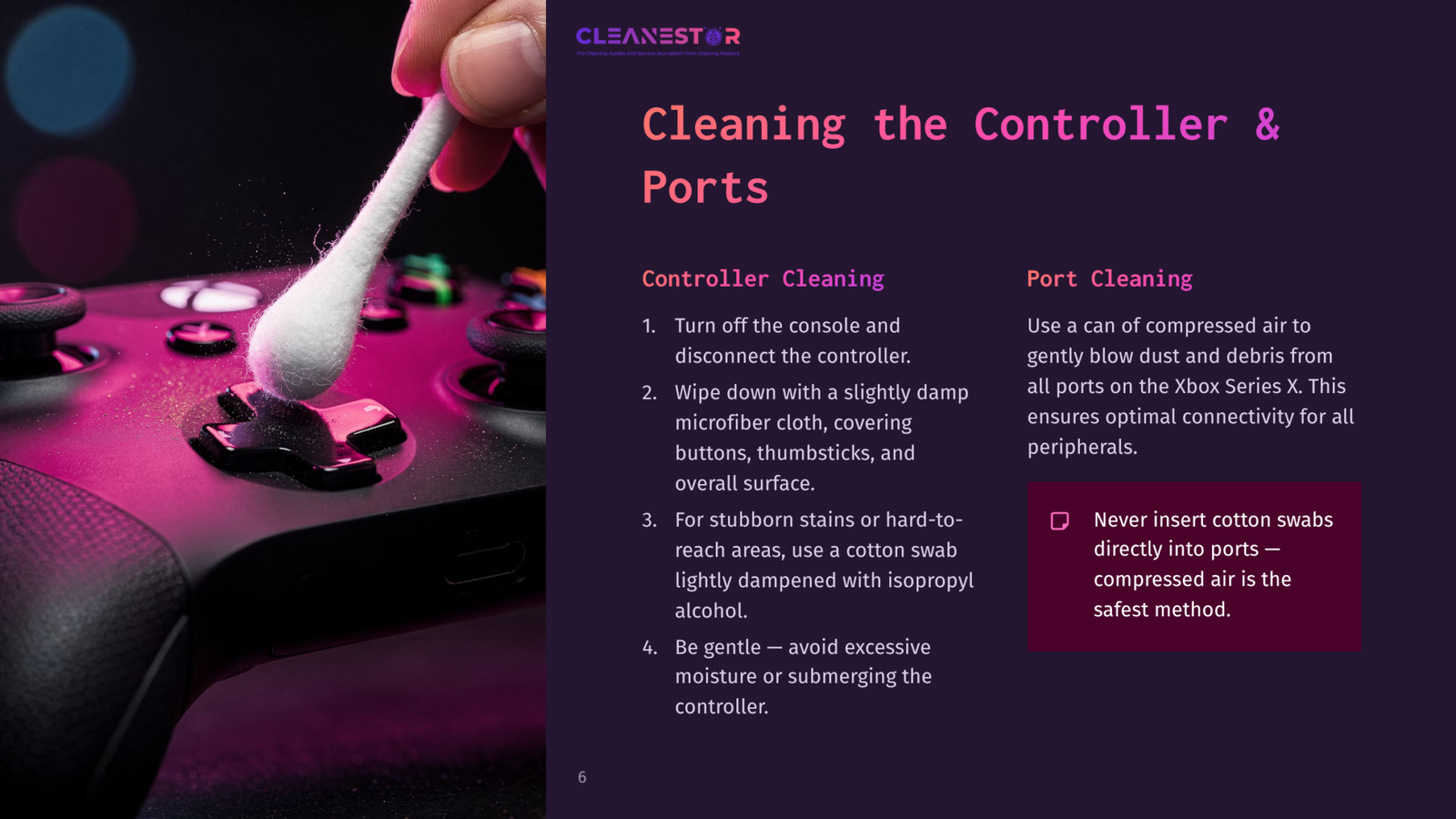 How To Clean My Xbox Series X | CleaNESTOR