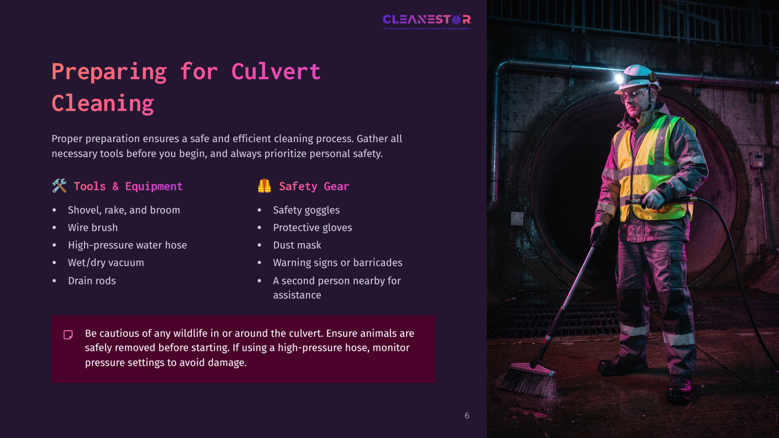 How To Clean Out A Culvert | CleaNESTOR