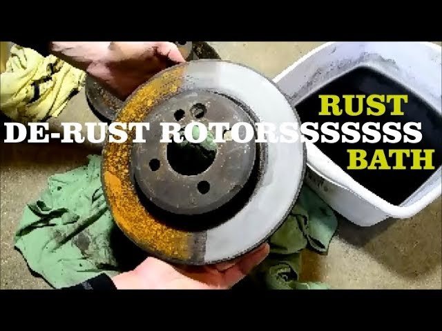 How To Clean Rusty Brake Rotors | Cleanestor