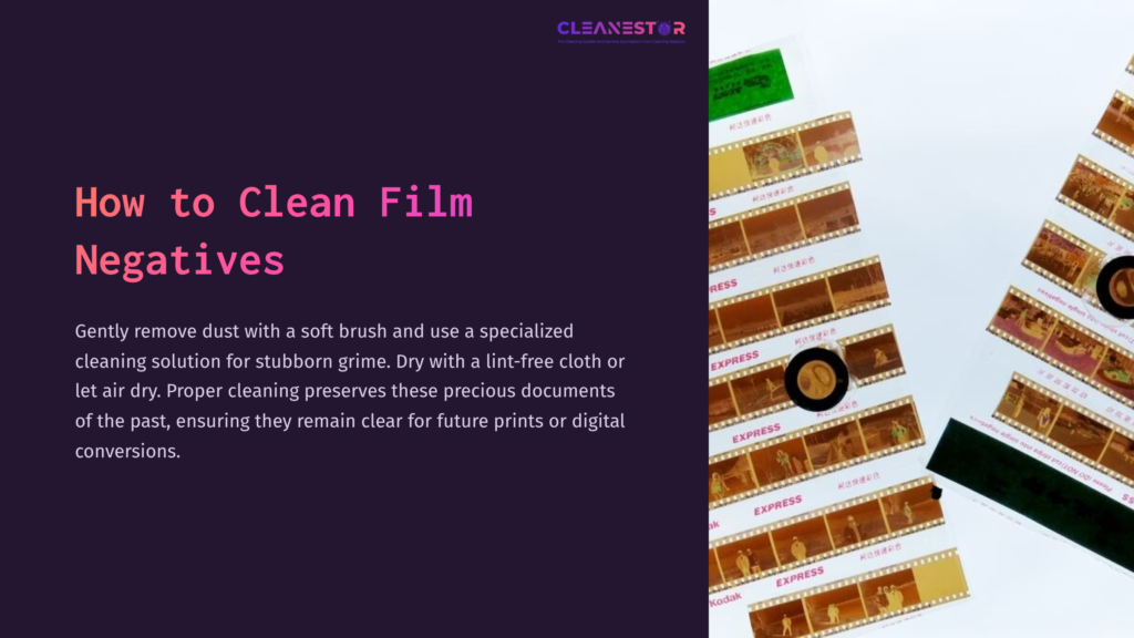 How To Clean Film Negatives | CleaNESTOR